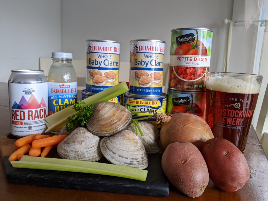 Woodstock Inn Brewery | Red Rack Ale Manhattan Clam Chowder